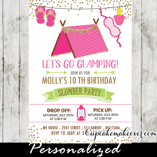 Download Sleepover Birthday Invitations Gif Free Invitation Template