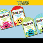 Little Monster Party Package - Instant Download - Cupcakemakeover