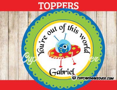 Valentine's Day Alien Tags Out Of This World - Instant Download ...