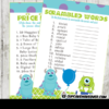 Monsters Inc Baby Shower Games - Cupcakemakeover