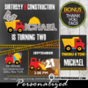 Under Construction Birthday Invitation – D7 - Cupcakemakeover