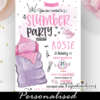 Sleepover Doodles Slumber Party Invites - Cupcakemakeover