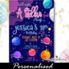 Deep Space Birthday Invitations, Outer Planets - Cupcakemakeover